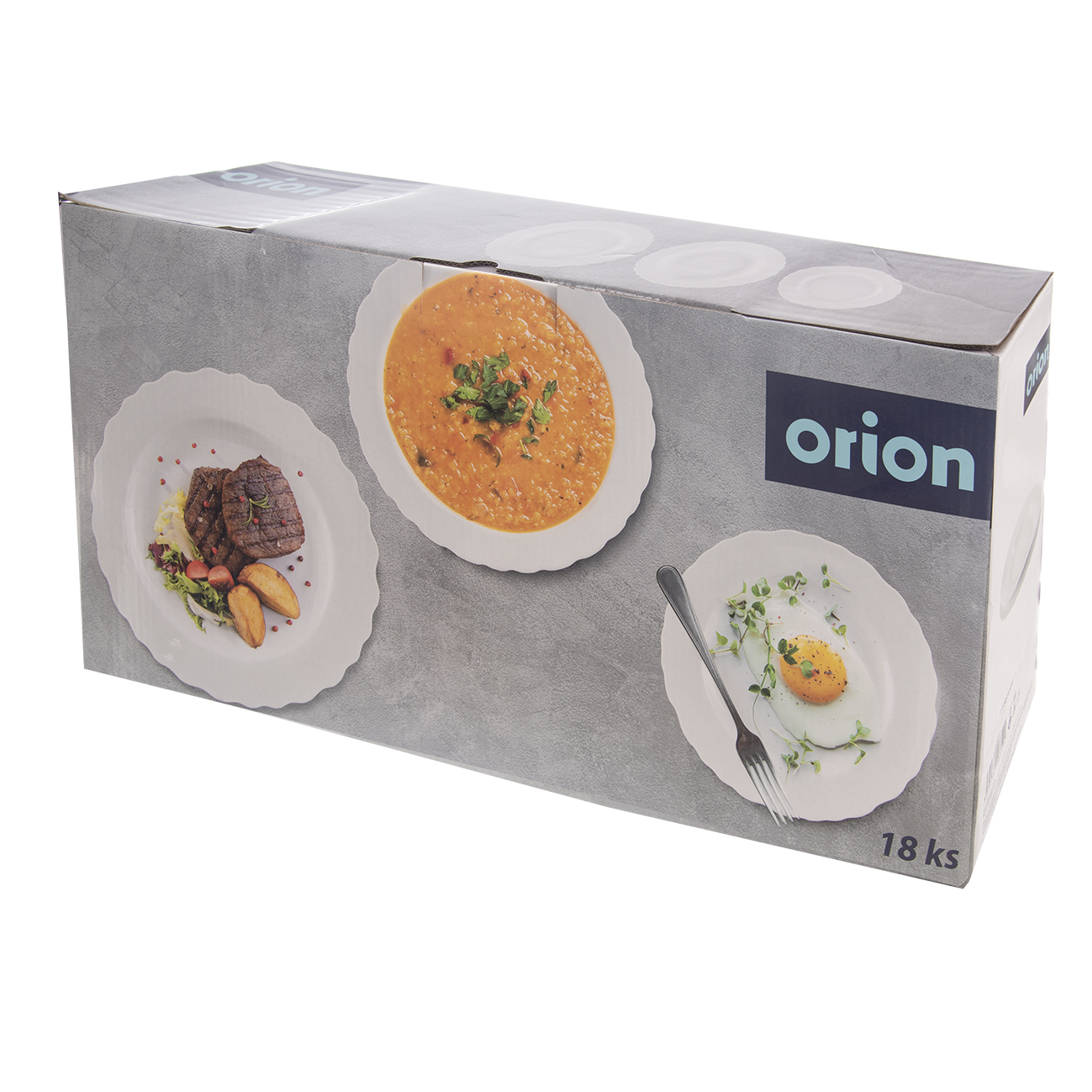 Porcelánová jídelní sada MONA vlnky 18 ks | Orion - tvoríme vašu domácnosť